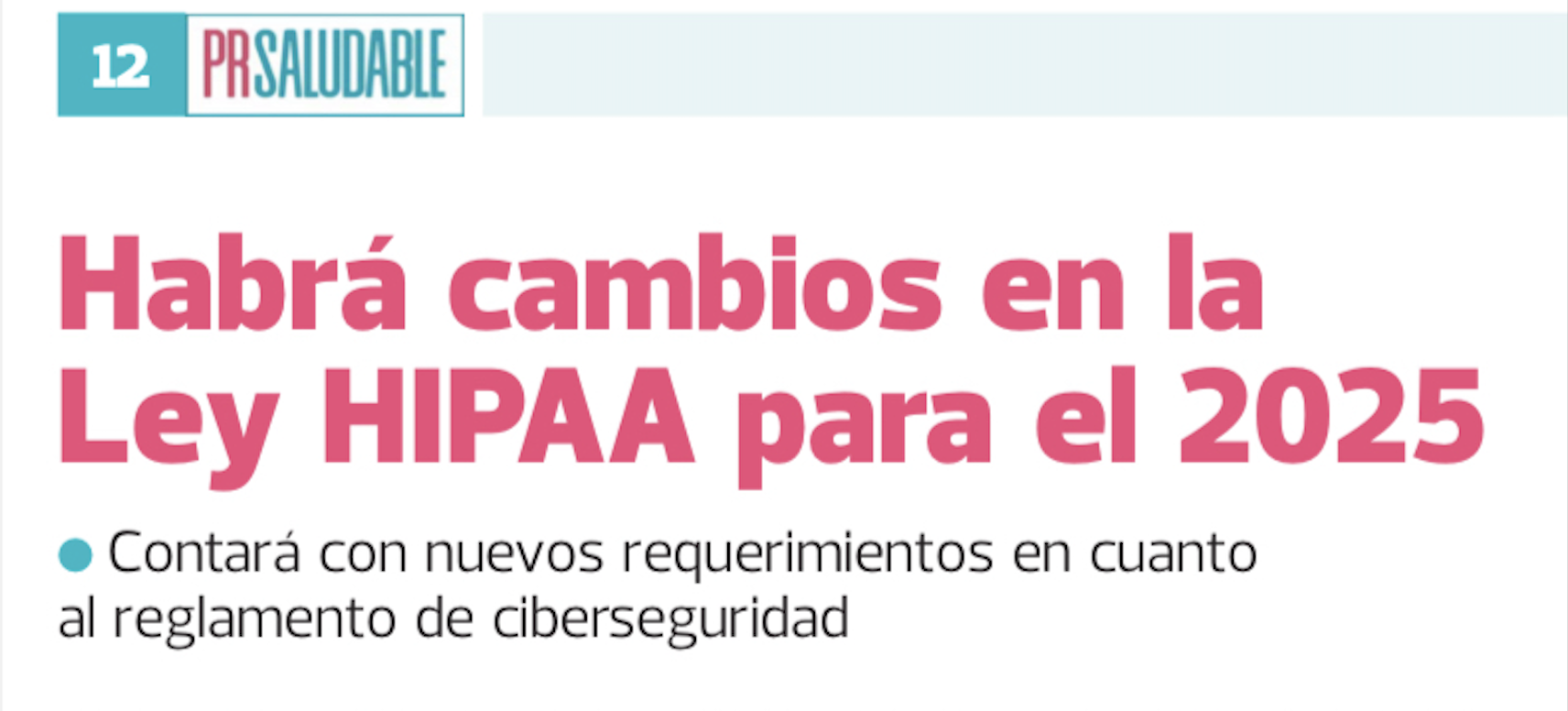 Habrá cambios en la Ley HIPAA para el 2025 – HRP Labs